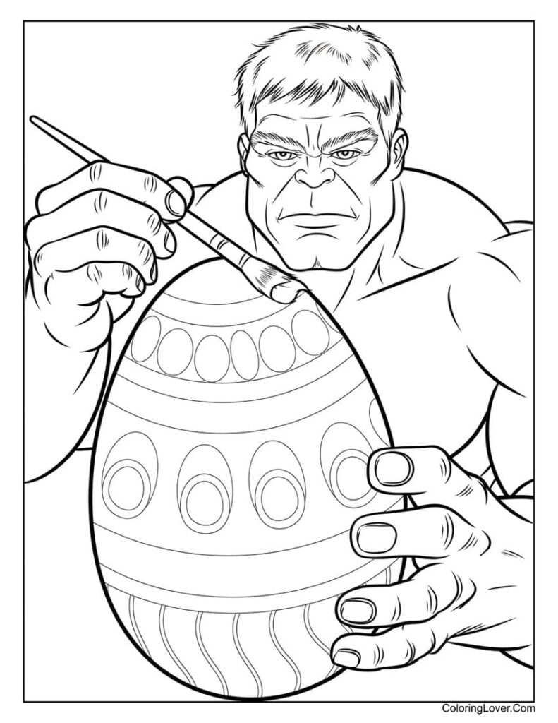 30 Hulk Coloring Pages (Free Printables for All Ages)