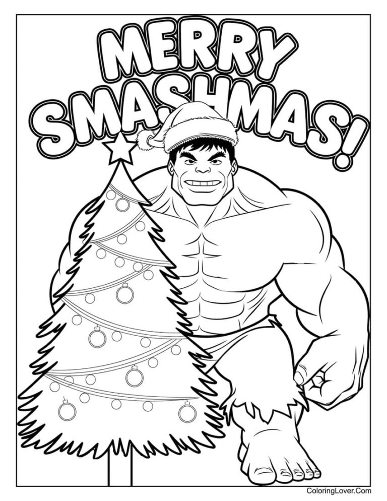 30 Hulk Coloring Pages (Free Printables for All Ages)
