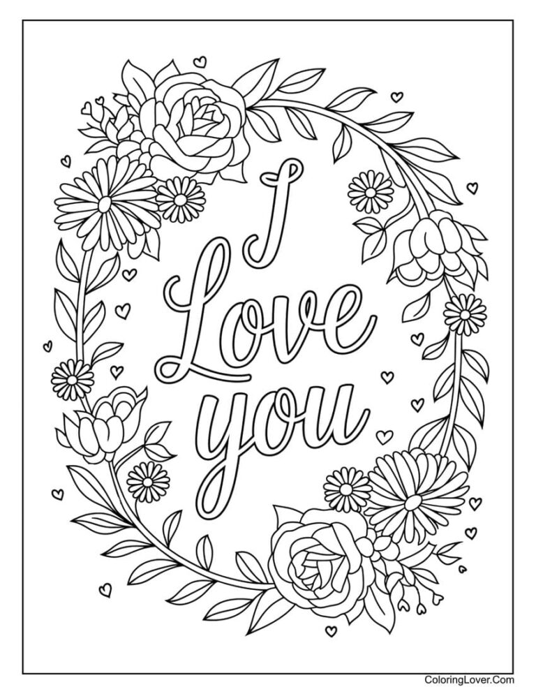 53 Valentine’s Day Coloring Pages (Free Printables for All Ages)