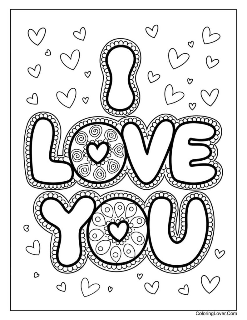 53 Valentine’s Day Coloring Pages (Free Printables for All Ages)