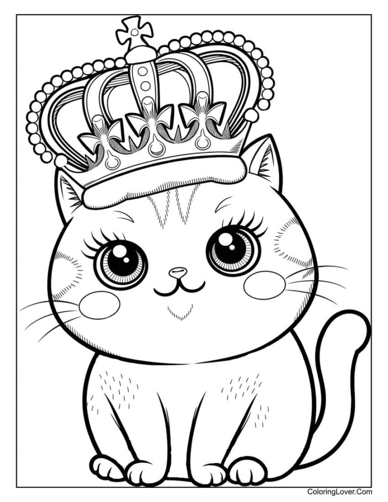 54 Cat Coloring Pages (Free Printables for All Ages)