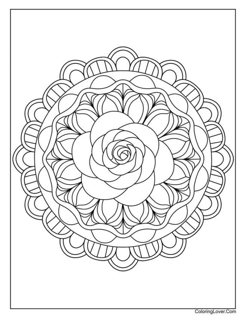 76 Flower Coloring Pages (Free Printables for All Ages)