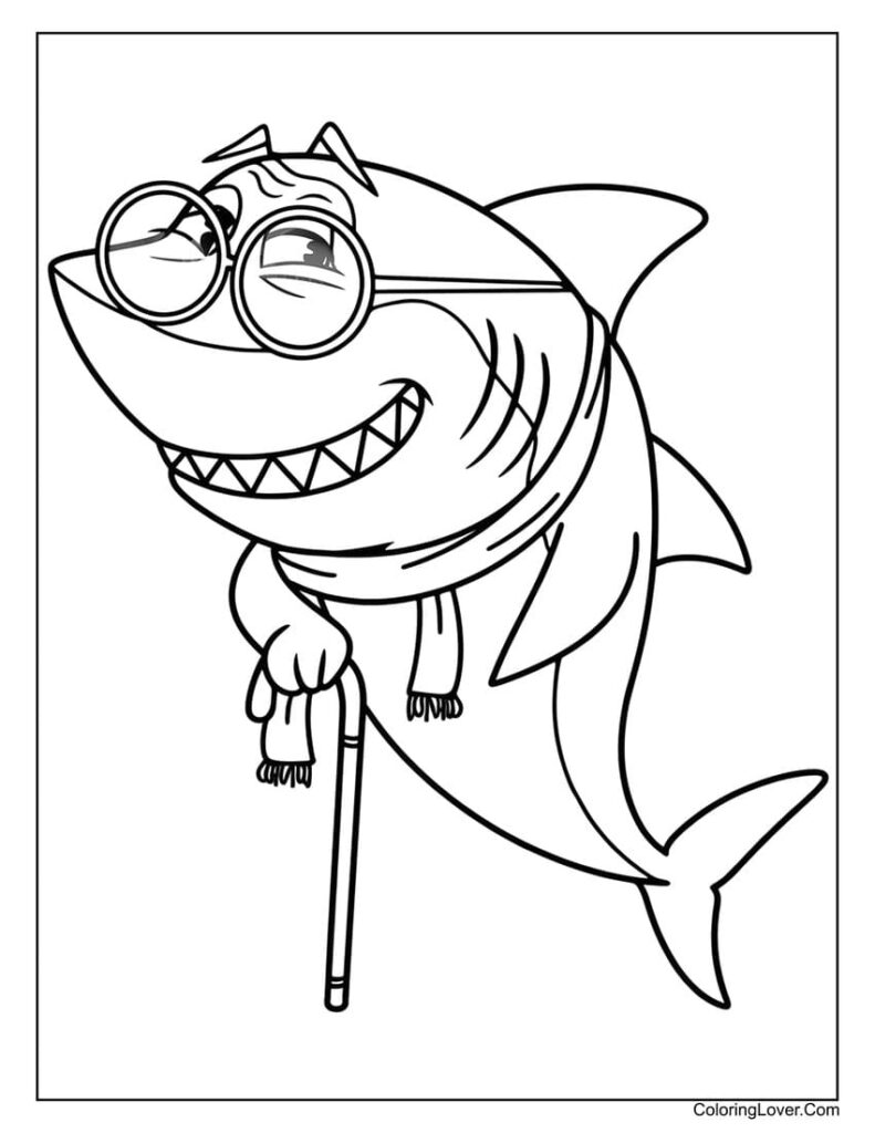 48 Shark Coloring Pages (Free Printables for All Ages)
