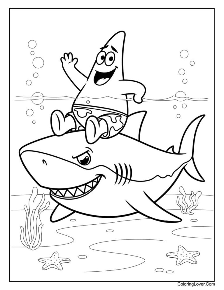 48 Shark Coloring Pages (Free Printables for All Ages)