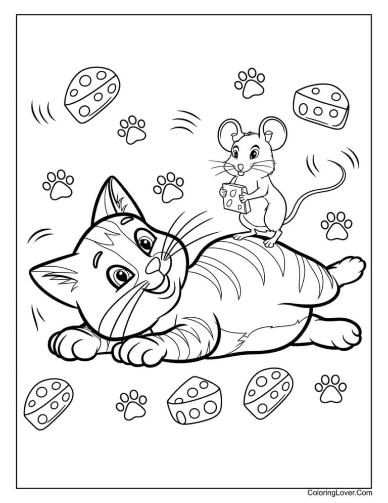54 Cat Coloring Pages (Free Printables for All Ages)