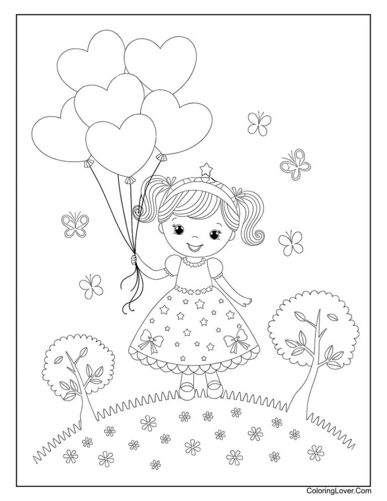 72 Princess Coloring Pages (Free Printables for All Ages)