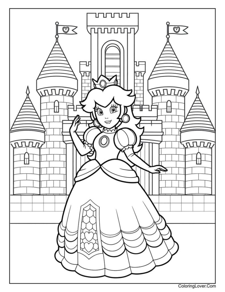 72 Princess Coloring Pages (Free Printables for All Ages)