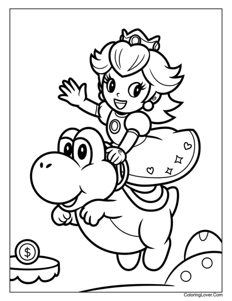 72 Princess Coloring Pages (Free Printables for All Ages)
