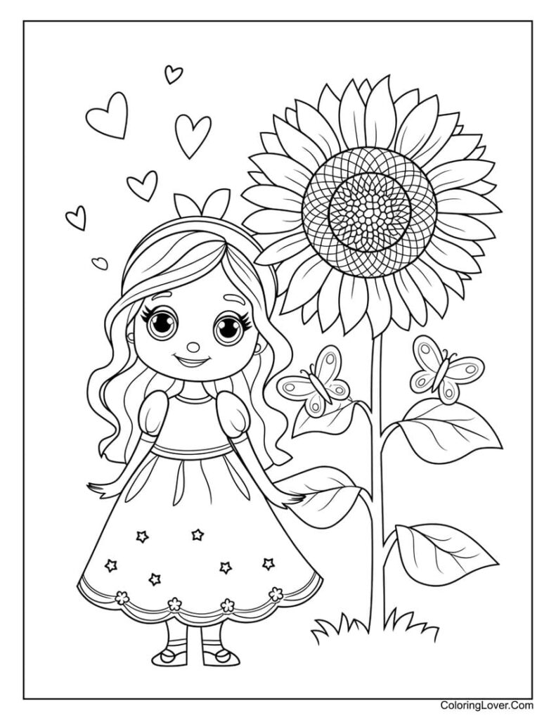 72 Princess Coloring Pages (Free Printables for All Ages)