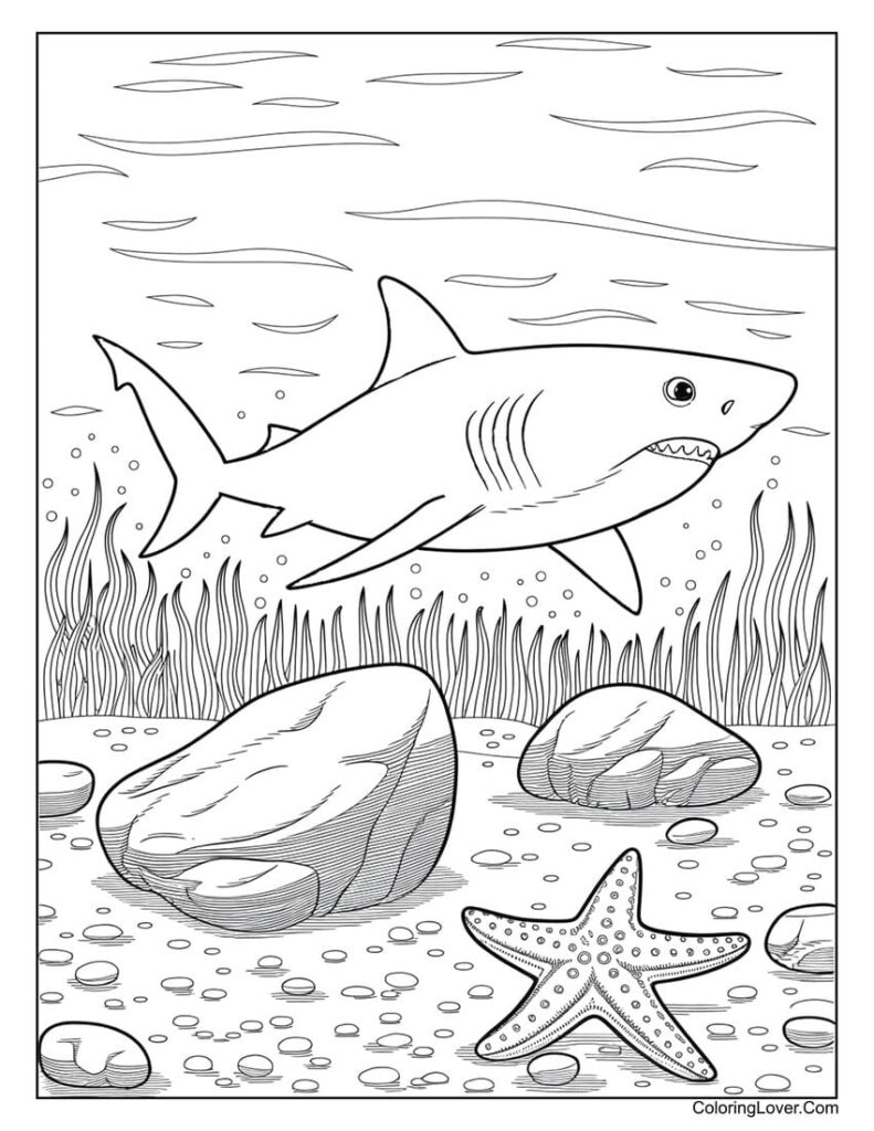 48 Shark Coloring Pages (Free Printables for All Ages)