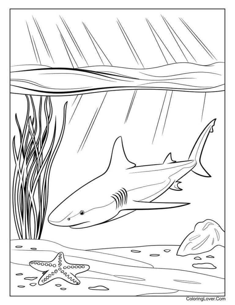48 Shark Coloring Pages (Free Printables for All Ages)