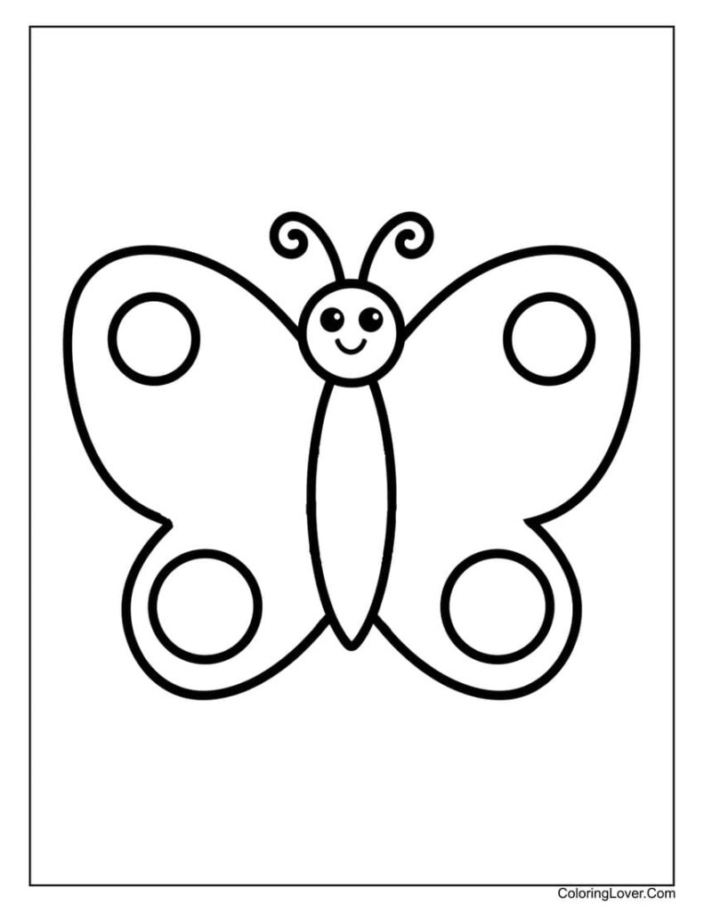 54 Butterfly Coloring Pages (Free Printables for All Ages)