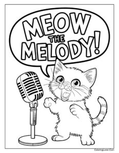 54 Cat Coloring Pages (Free Printables for All Ages)