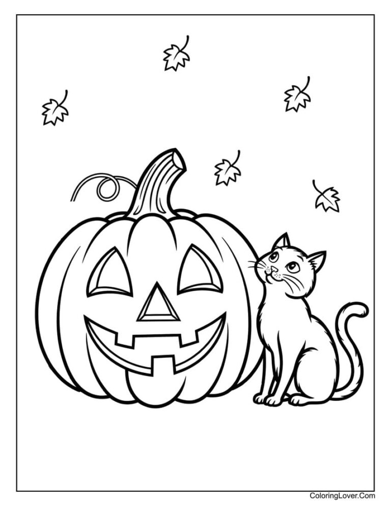 70+ Halloween Coloring Pages (Free Printables for All Ages)