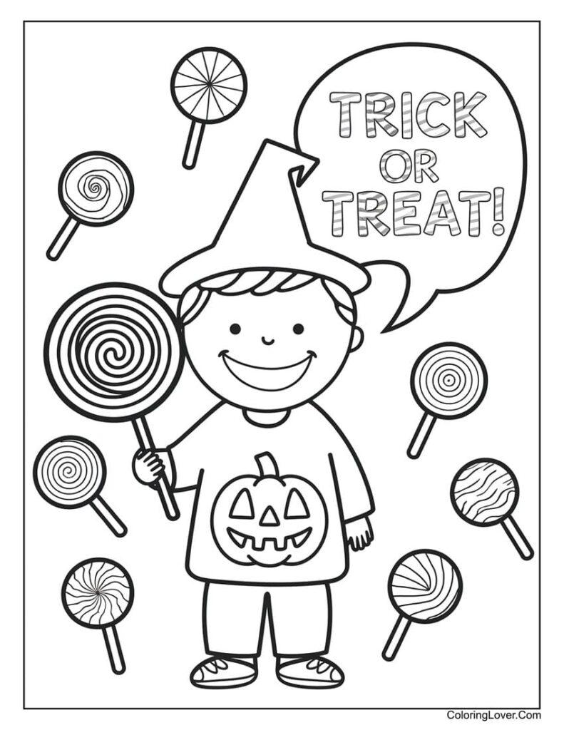 70+ Halloween Coloring Pages (Free Printables for All Ages)