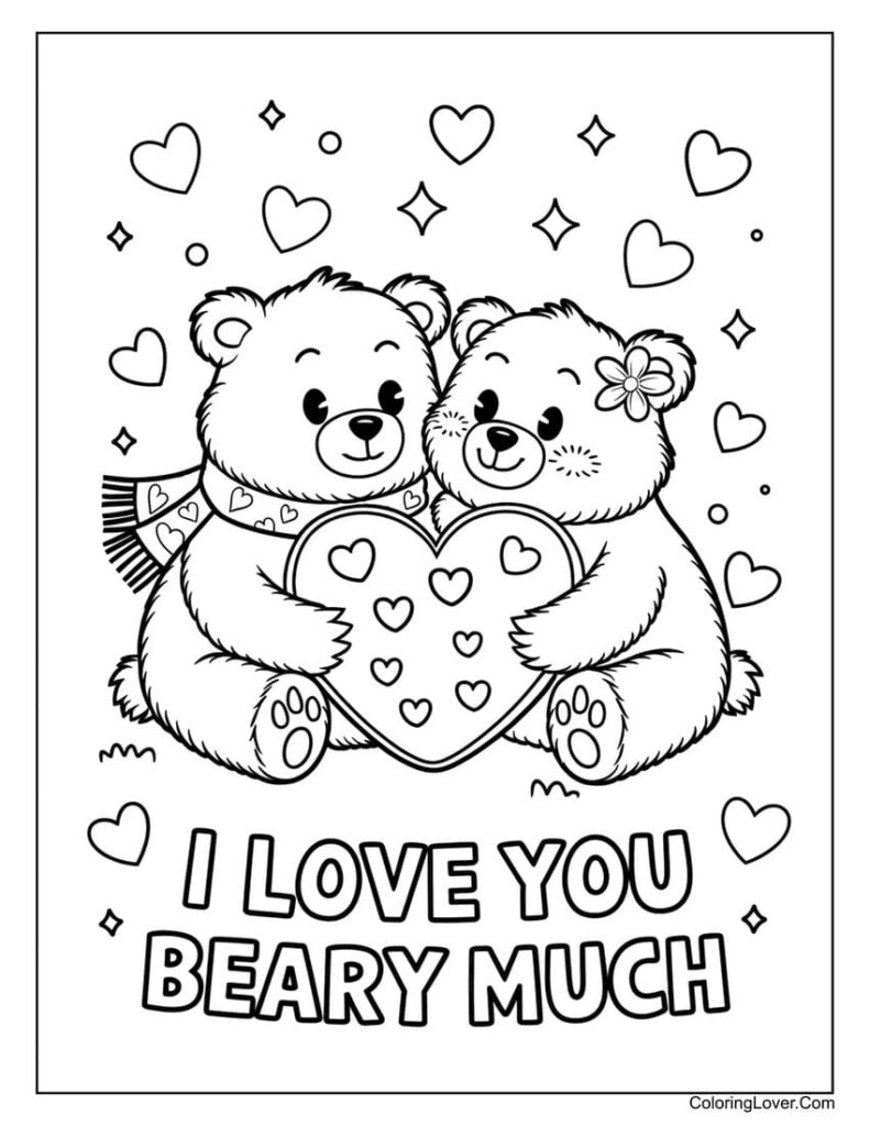 53 Valentine’s Day Coloring Pages (Free Printables for All Ages)
