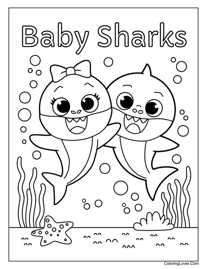 48 Shark Coloring Pages (Free Printables for All Ages)