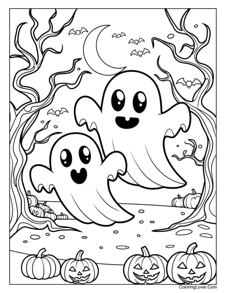 70+ Halloween Coloring Pages (Free Printables for All Ages)