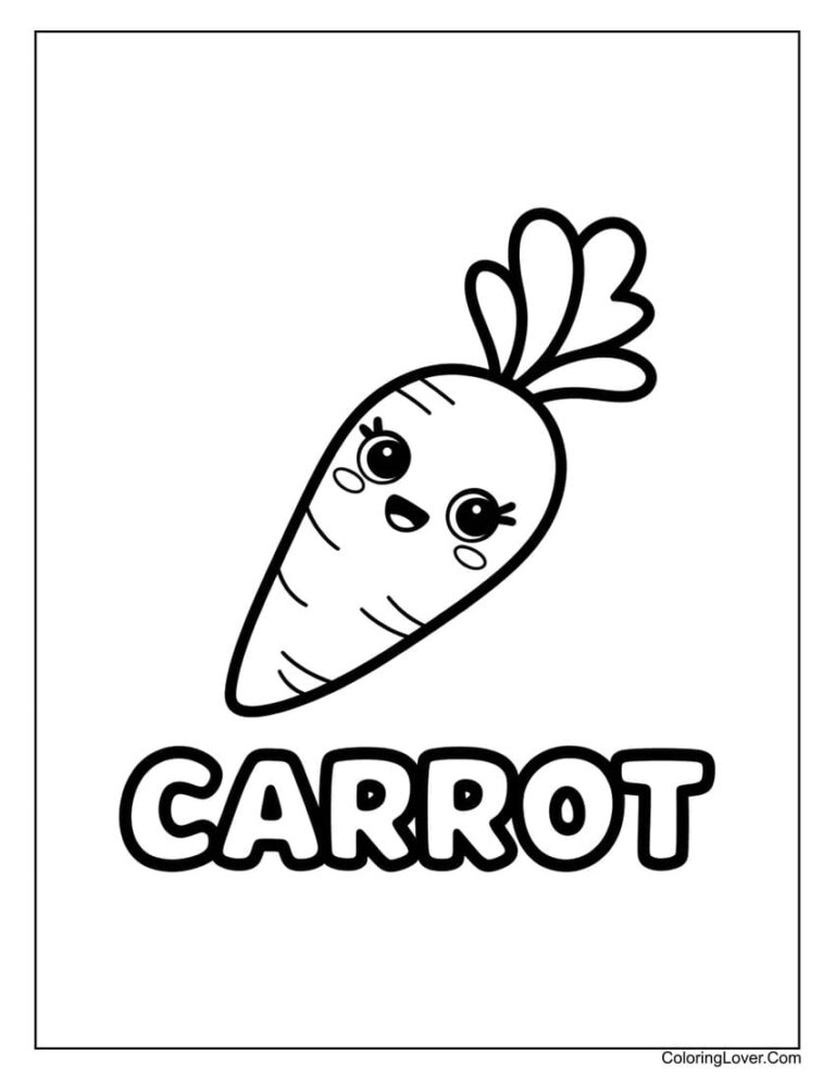 78 Preschool Coloring Pages (Free Printables for Kids)