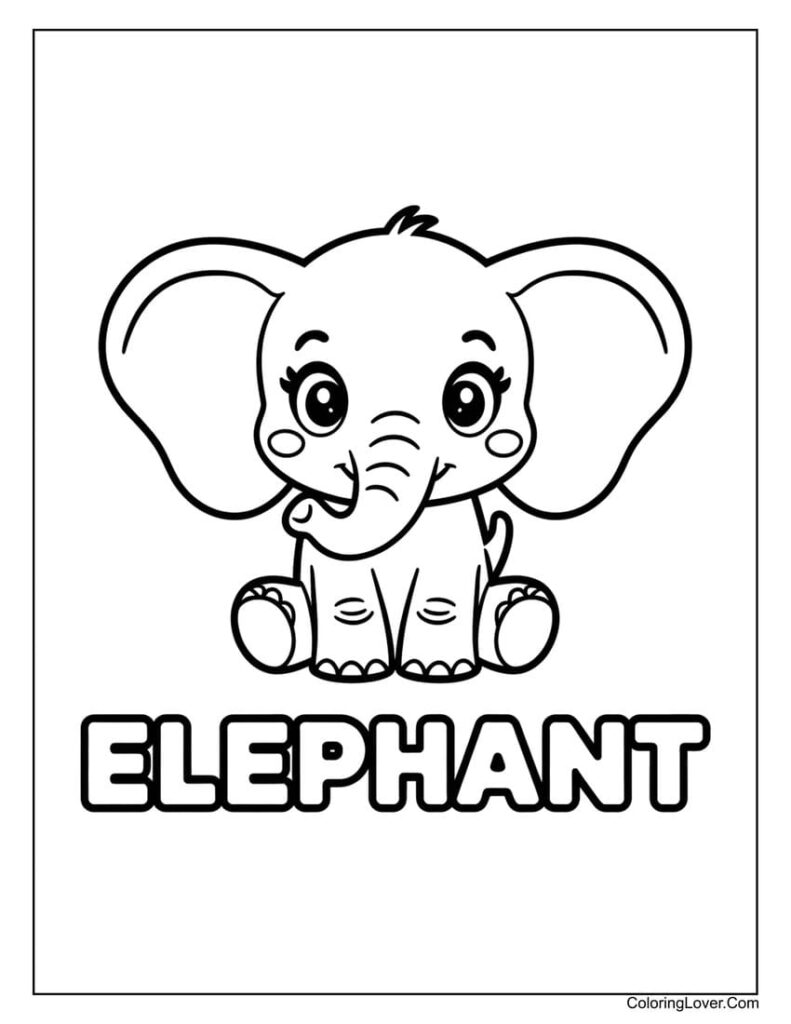 78 Preschool Coloring Pages (Free Printables for Kids)