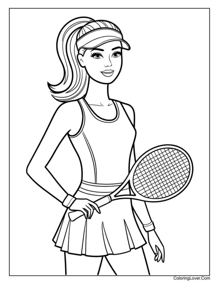 66 Barbie Coloring Pages (Free Printables for Girls)