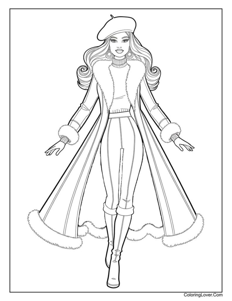 66 Barbie Coloring Pages (Free Printables for Girls)