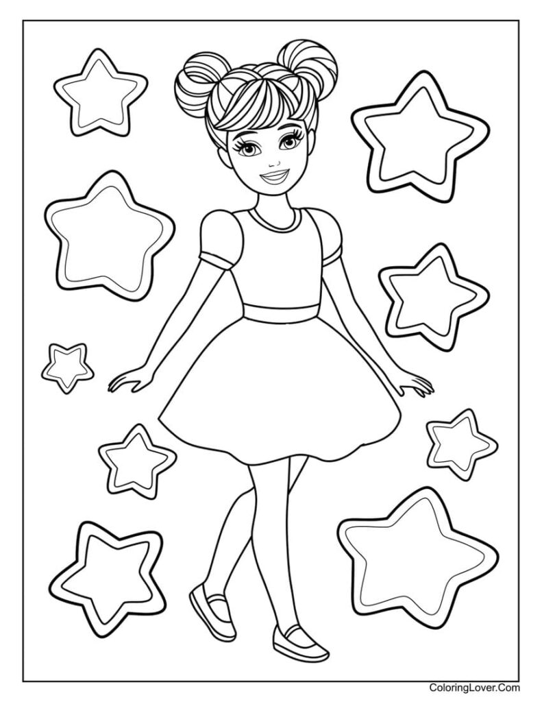 66 Barbie Coloring Pages (Free Printables for Girls)