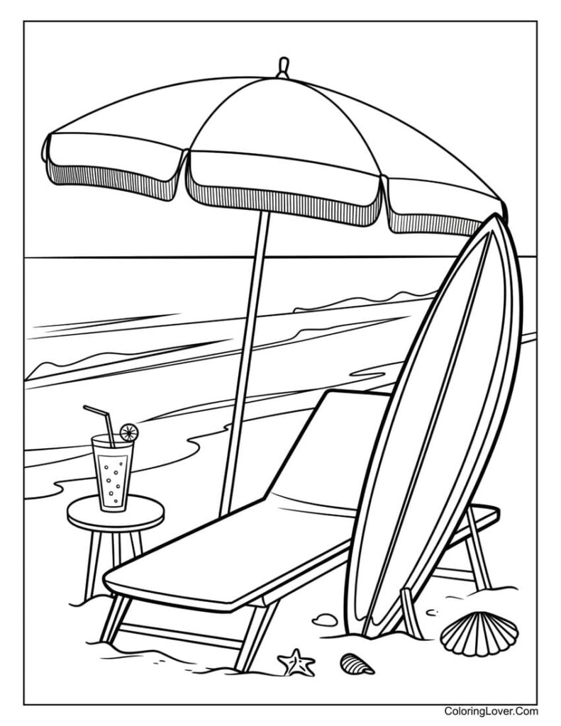 54 Summer Coloring Pages (Free Printables for Kids)
