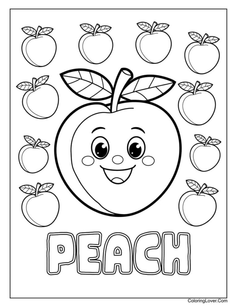46 Fruit Coloring Pages (Free Printables for All Ages)
