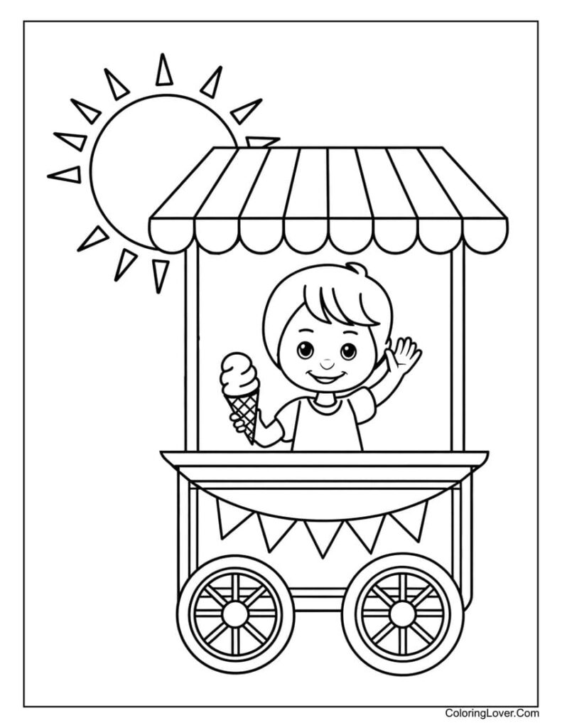 54 Summer Coloring Pages (Free Printables for Kids)