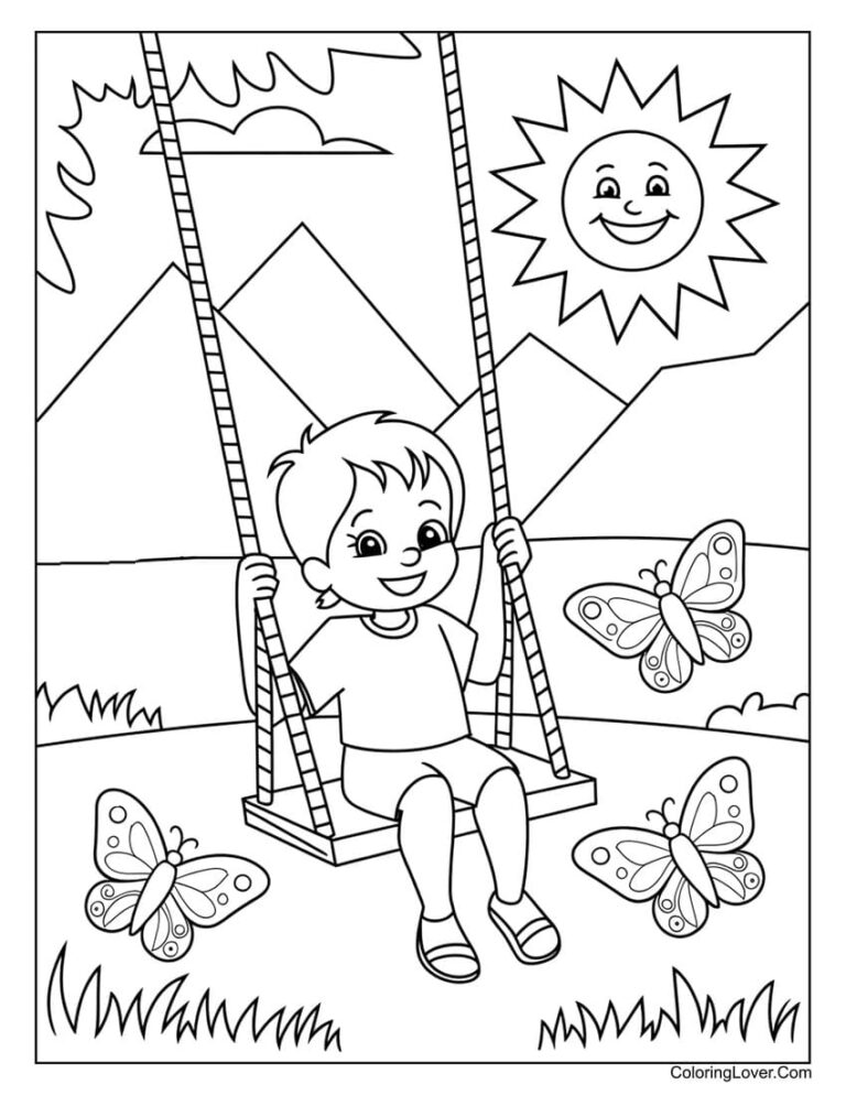 54 Summer Coloring Pages (Free Printables for Kids)
