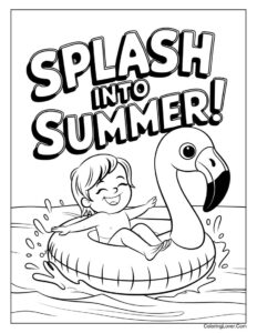54 Summer Coloring Pages (Free Printables for Kids)