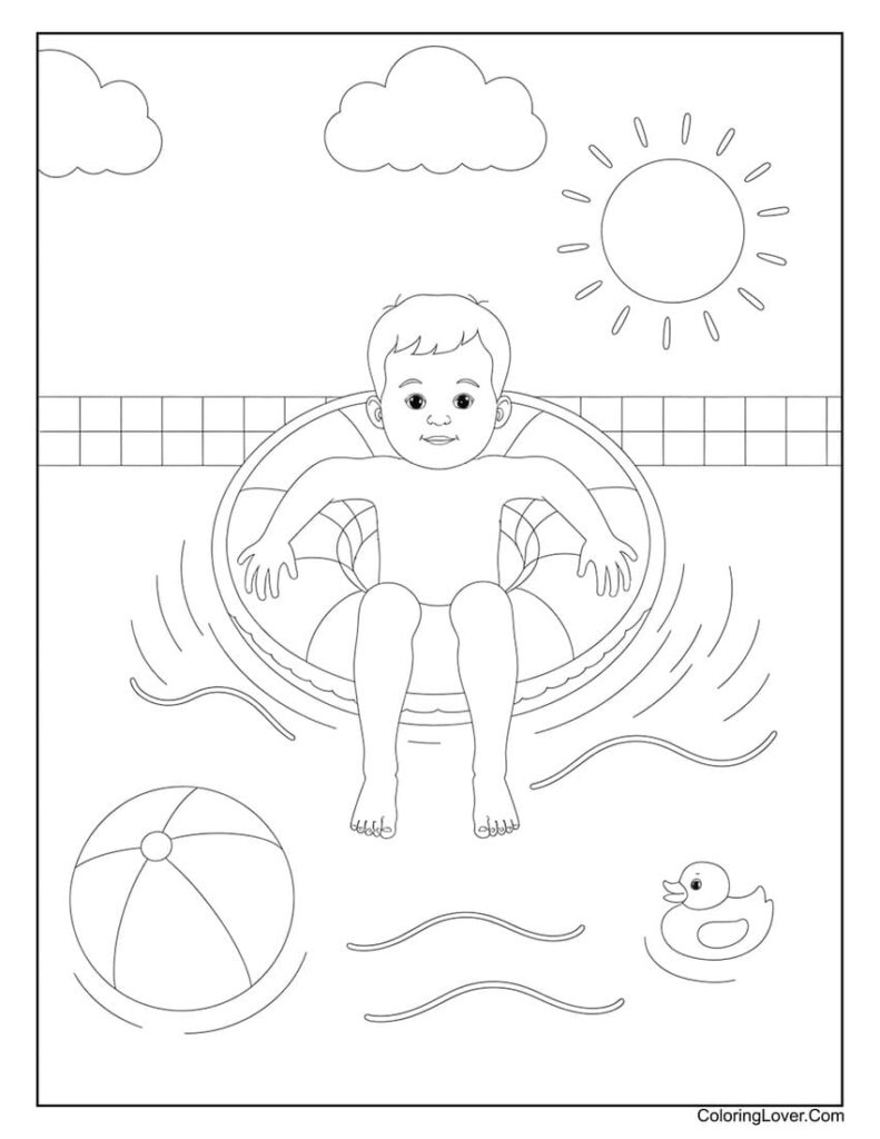 54 Summer Coloring Pages (Free Printables for Kids)