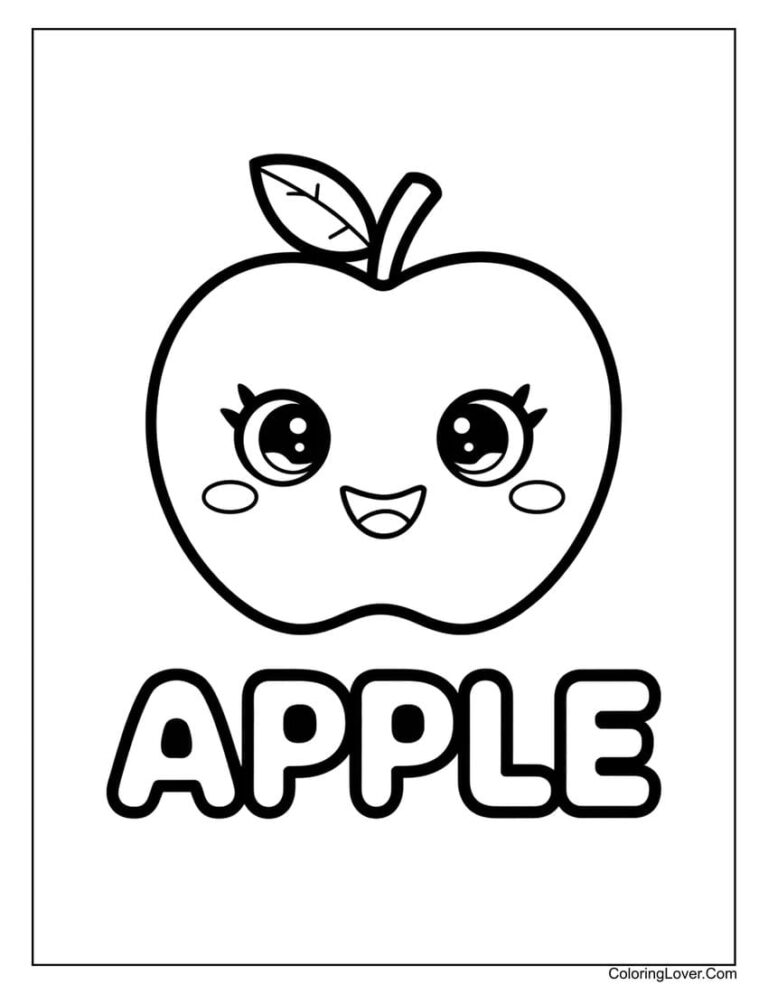 78 Preschool Coloring Pages (Free Printables for Kids)