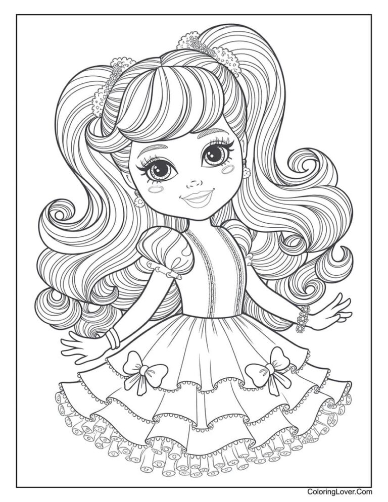 66 Barbie Coloring Pages (Free Printables for Girls)