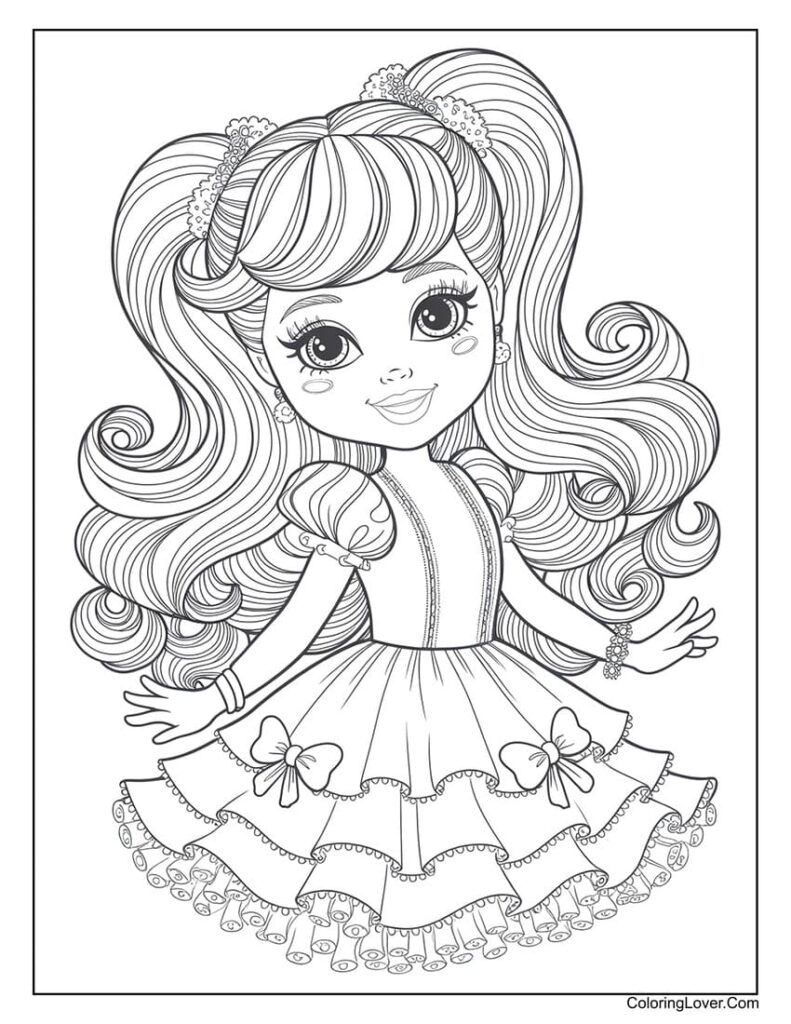 66 Barbie Coloring Pages (Free Printables for Girls)