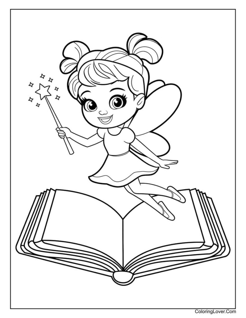 55 Fairy Coloring Pages (Free Printables for All Ages)