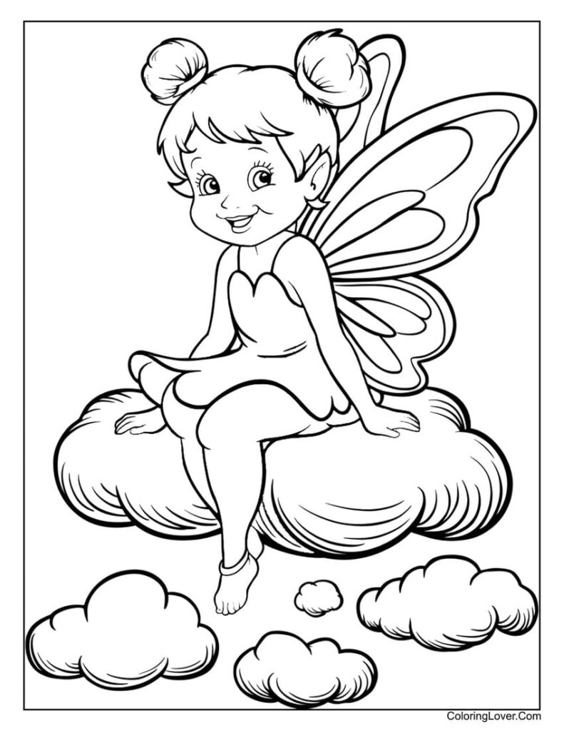 55 Fairy Coloring Pages (Free Printables for All Ages)