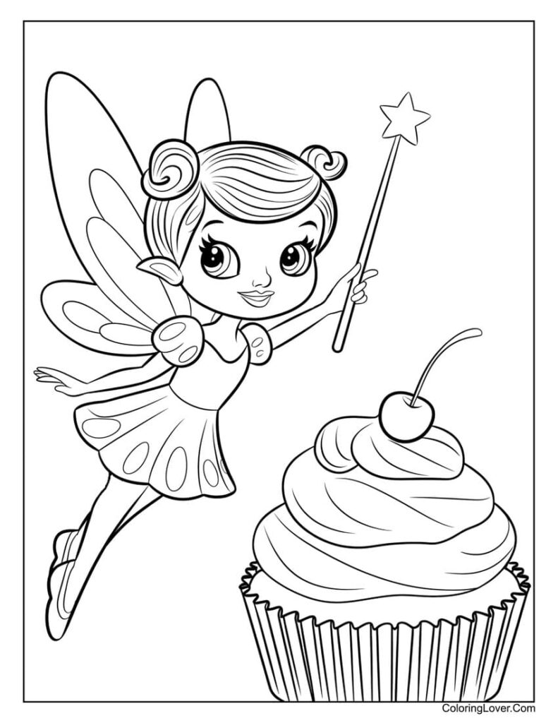55 Fairy Coloring Pages (Free Printables for All Ages)