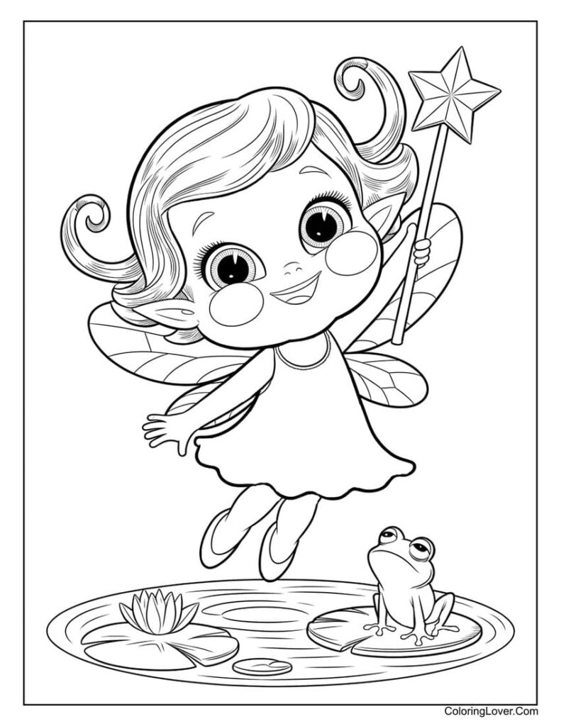 55 Fairy Coloring Pages (Free Printables for All Ages)