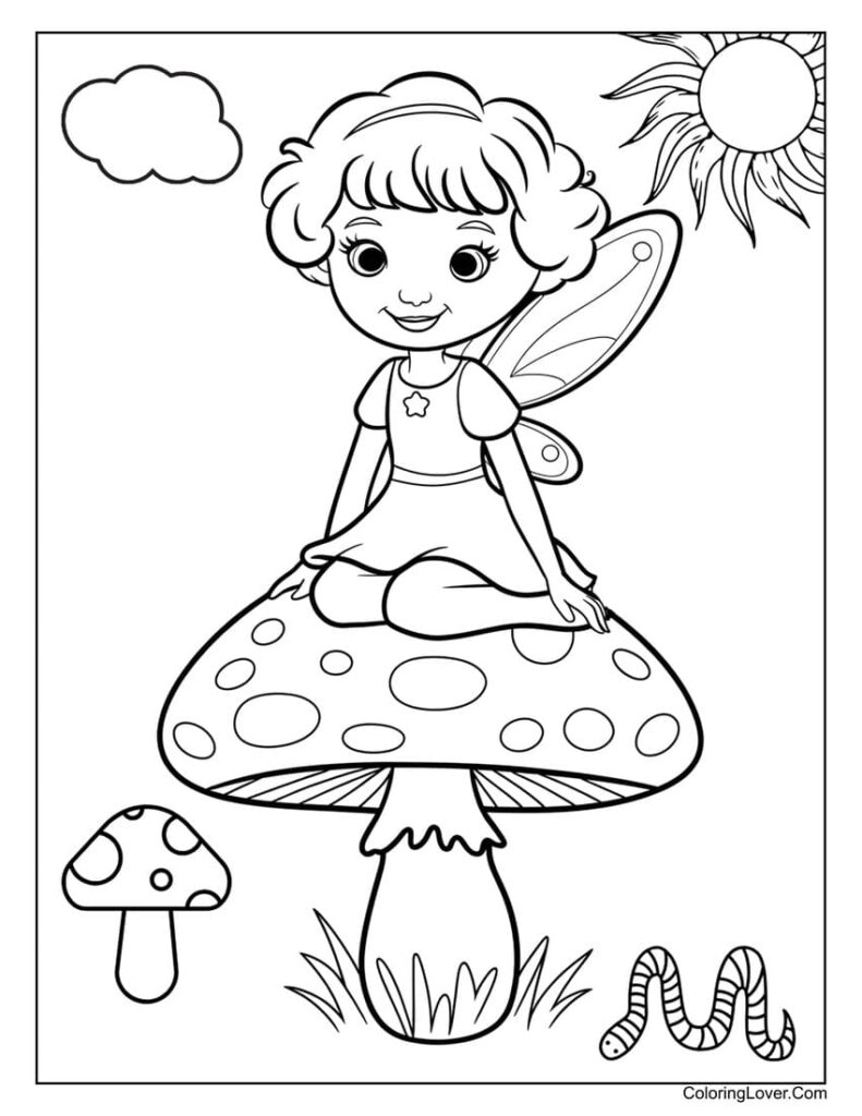 55 Fairy Coloring Pages (Free Printables for All Ages)