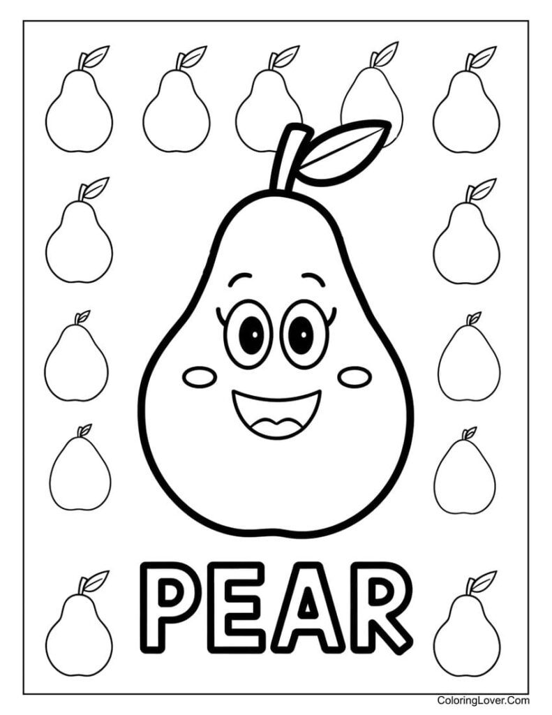 46 Fruit Coloring Pages (Free Printables for All Ages)