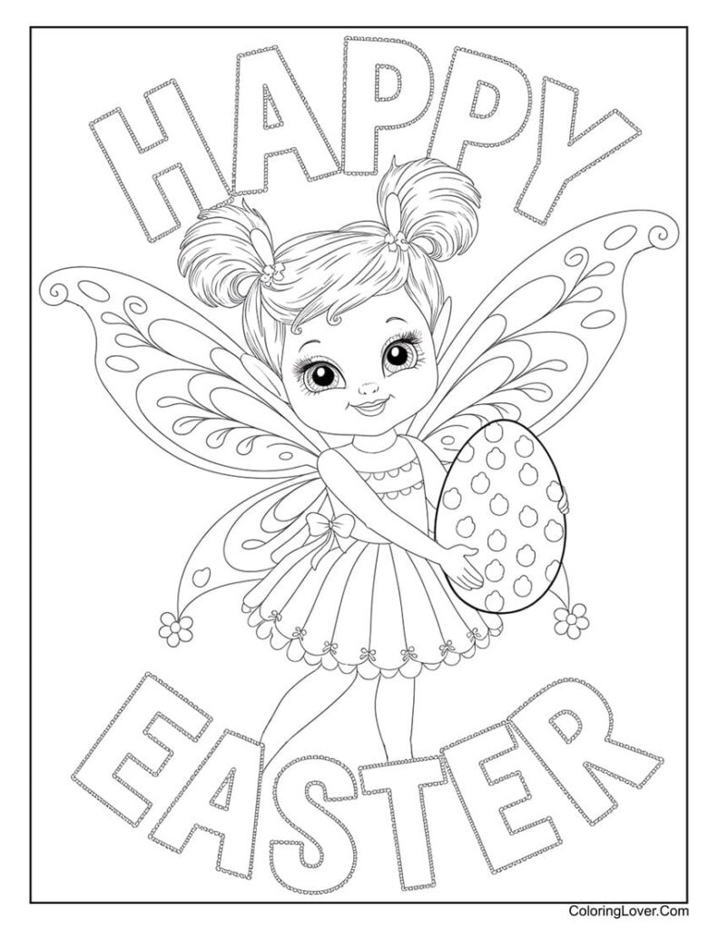 55 Fairy Coloring Pages (Free Printables for All Ages)
