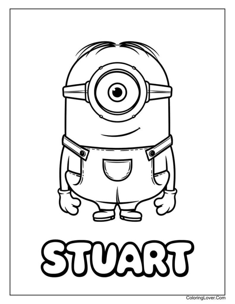 54 Minion Coloring Pages (Free Printables for All Ages)