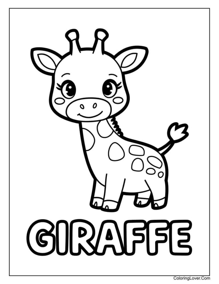 78 Preschool Coloring Pages (Free Printables for Kids)