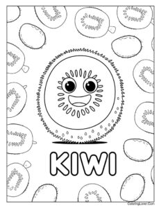 46 Fruit Coloring Pages (Free Printables for All Ages)
