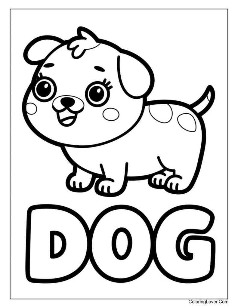 78 Preschool Coloring Pages (Free Printables for Kids)