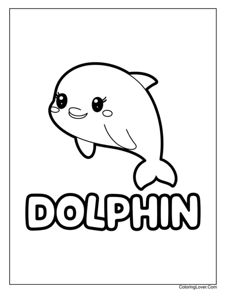 78 Preschool Coloring Pages (Free Printables for Kids)