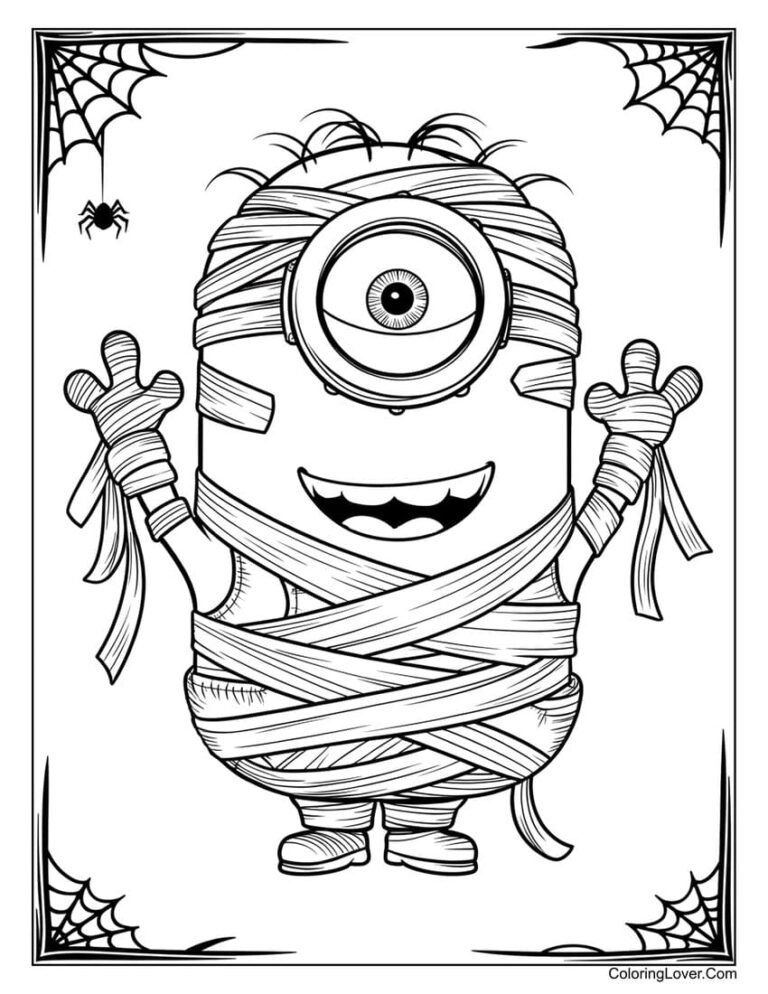 54 Minion Coloring Pages (Free Printables for All Ages)