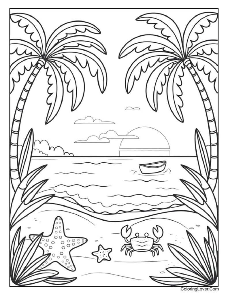 54 Summer Coloring Pages (Free Printables for Kids)